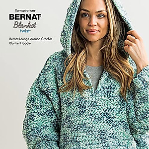 Bernat Blanket Twist Beachcomber Yarn - 2 Pack of 300g/10.5oz - Polyester - 6 Super Bulky - 220 Yards - Knitting/Crochet