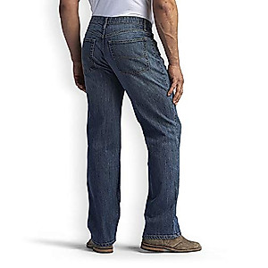 Lee Men's Big & Tall Custom Fit Relaxed Straight Leg Jean, Thatch, 44W x 30L