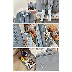 Zhousanjian Fashion Kawaii Backpack with Cute AccessoriesLarge Capacity Kawaii Girl Backpack Cute Aesthetic Backpack for School (black,one size) …