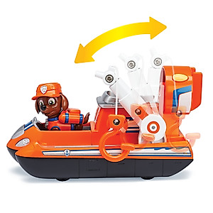 Paw Patrol Ultimate Rescue - Zuma’s Ultimate Rescue Hovercraft with Moving Propellers & Rescue Hook, for Ages 3 & Up