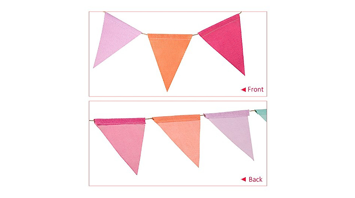 Colorful Pennant Flags Banner for Party & Event Decor