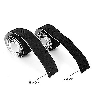 Ghost Fire Pedalboard Pedal Mounting Tape Length 2M Width 5CM/3.8CM Hook + Loop (Width:3.8CM)
