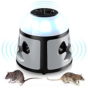 Mice Repellent Plug-ins, Ultrasonic Rodent Squirrels Repellent Indoor Pest Repeller, Mouse Deterrent Rat Control for House Attic Garage RV
