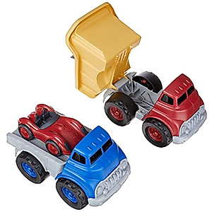 Green Toys Flatbed with Dump Truck