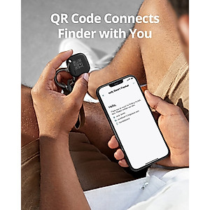 eufy Security by Anker SmartTrack Link (Black, 2-Pack), Android not Supported, Works with Apple Find My (iOS only), Key Finder, Bluetooth Tracker for Earbuds and Luggage, Phone Finder, Water Resistant