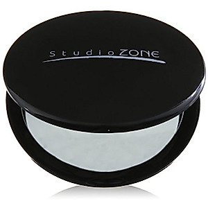 StudioZONE Best Compact Mirror - 10X Magnifying Makeup Mirror - Perfect for Purses - Travel - 2-Sided with 10X Magnifying Mirror and 1x Mirror - ClassZ Compact Mirror - 4 Inch Diameter