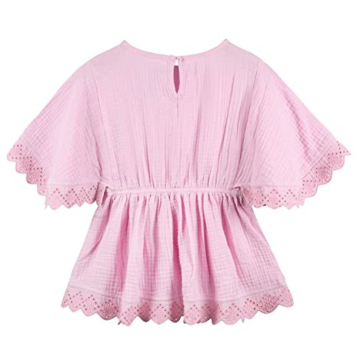 Gerber Baby Girl's Toddler Kaftan Swim Cover Up, Light Pink, 3-6 Months
