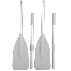 2Pcs Kayak Paddle Detachable Rafting Canoe Paddle Tool Aluminium Paddles Inflatable Boat Dinghy Canoe Water Marine Oars