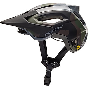 Fox Racing Speedframe Pro Mountain Bike Helmet, Olive Camo, Large