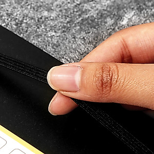 Dot Grid Spiral Notebook A5 Spiral Bullet Dotted Journal 160 Pages Thick Dot Paper Notebooks Plastic Hardcover Spiral Notebook 5x7 Wire Bound Notebooks for Note Taking School Office Supplies,Black