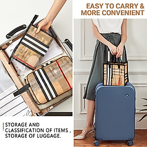 kancehinage Nail Polish Organizer Bag, Double Layer Large Nail Polish Organizers Case Portable Carrying Bag 3