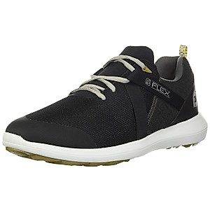 FootJoy Men's FJ Flex Previous Season Style Golf Shoes Black 7.5 XW US