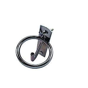 Derby Originals Heavy Duty Wall Mount Metal Bucket Hook Hangers - for Use with Horses, Livestock, Pets, Indoors/Outdoors, Garage/Automotive - Available in Lots of 1, 4, and 6