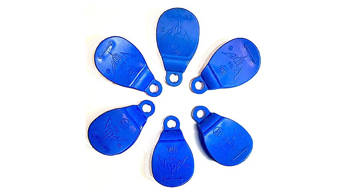 6 Pack Viper Bag Opener Blue - Easy, Safe Kitchen Gadget