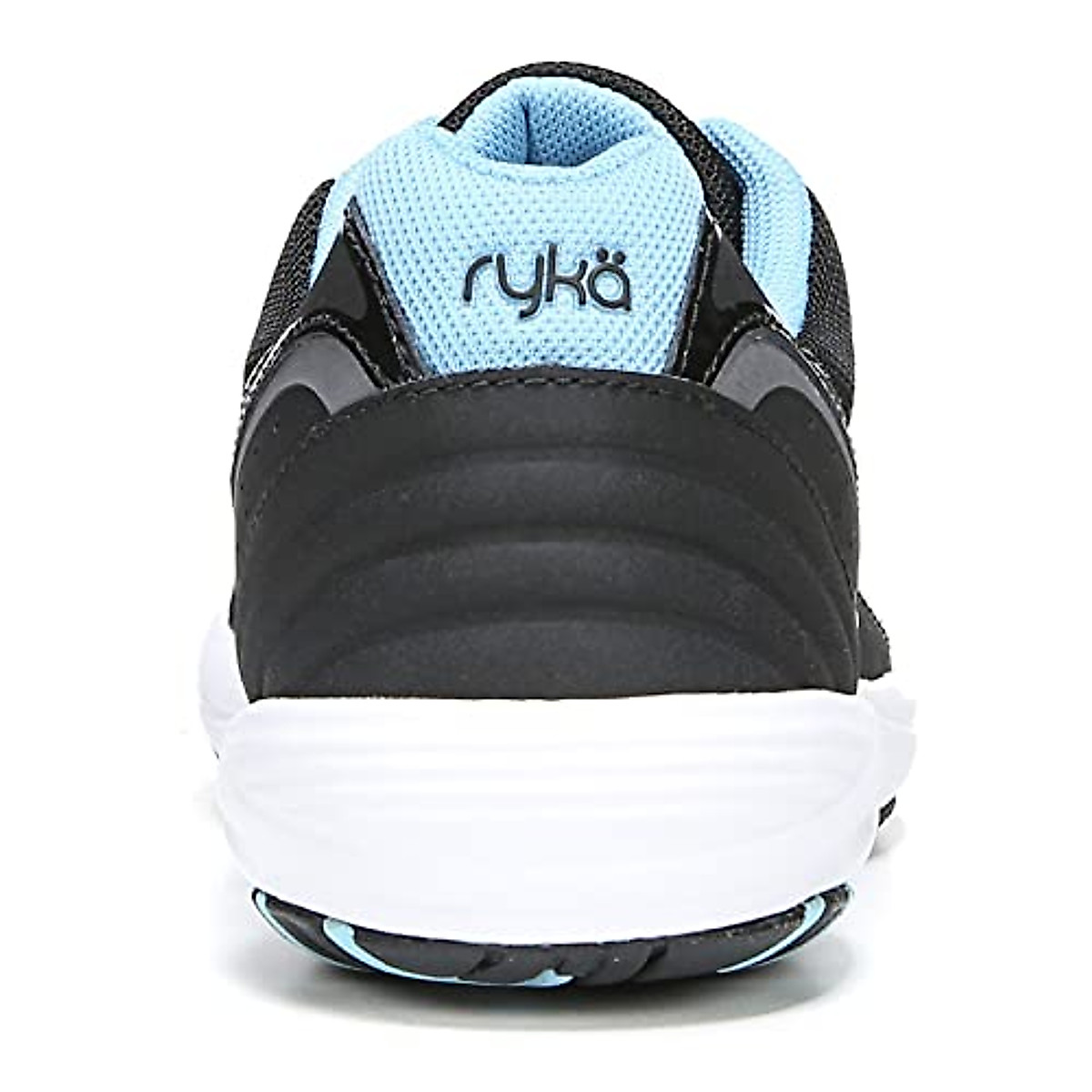 Ryka Women's Dash 3 Athletic Shoe, Black/Meteorite/nc Blue, 8.5 M US