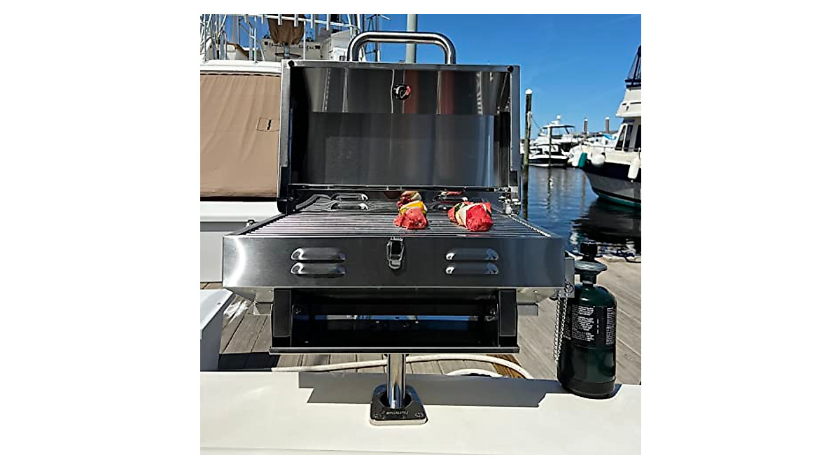 Portable Propane Boat Grill | BBQ Anywhere with Ease