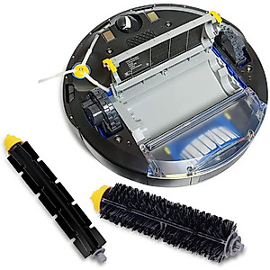 BettaWell Compatible with iRobot Roomba 600 Series 694 692 690 680 660 665 651 650 614 & 500 Series 595 585 564, Filter Side Brush Bristle Brush Flexible Brush