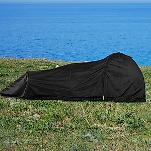 L RUNNZER One Person Tent, Pop Up Ultralight Bivvy Tent for Camping, Backpacking & Trekking with Rainfly