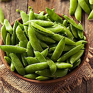 Gaea's Blessing Seeds - Sugar Snap Pea Seeds - Non-GMO Seeds for Planting with Easy to Follow Instructions 94% Germination Rate (Pack of 1)