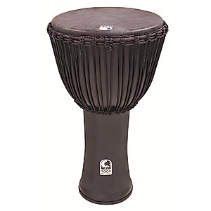 Toca Freestyle Canon Djembe 14 with Bag, Black Mamba