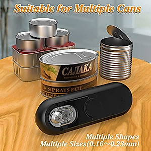 Morole Electric Can Opener with Replaceable Blade and Rechargeable 1000mAh Battery, Auto Electric Can Opener of One Button - Smooth Edge, Food Safe