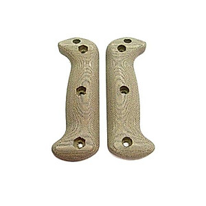 Ka-Bar 6-0077HNDL-7 Becker Knife Handles, Micarta, Tan, 5.5 inch