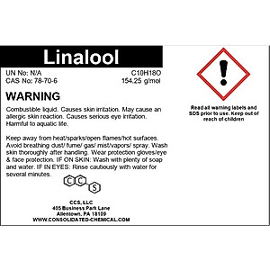 Linalool High Purity Fragrance Compound (30mL (1 Fl Oz))