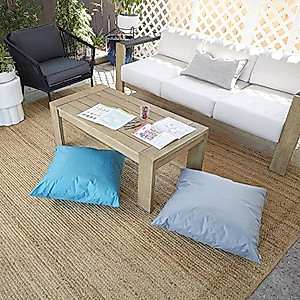 ECR4Kids Jumbo Floor Pillow, 27in, Flexible Seating, Light Grey