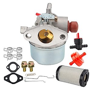 Carbbia 640350 Carburetor + 36905 Air Filter for Toro 20016 20017 20018 6.75HP Recycler Lawn Mower for Tecumseh 640262A 640271 LEV100 LEV105 LEV120 LV195EA / LV195XA Engine