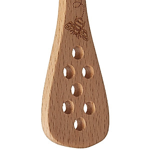 Talisman Designs Laser Etched Beechwood Honey Spreader | Honey Bee Design | Honey Spoons | Cooking Beechwood Utensils | Honey Server | Kitchen Utensils