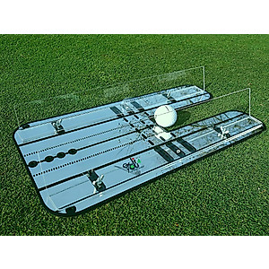 Premium Golf Alignment Mirror - All in One Value Pack Golf Putting Practice Aids ​to Improve All Aspects of Your Short Game