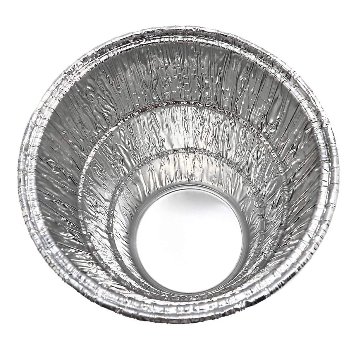 U/B Grease Bucket Liners, Aluminum Disposable Replacement Part for Traeger Green Mountain Oklahoma Joe's Wood Smoker Pellet Grill Drip Tray, 24-Pack Silver