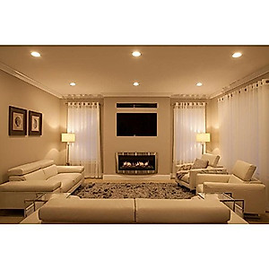 Philips LED Frosted Indoor BR30, Dimmable Warm Glow Effect, 650 Lumen, 2700-2200K, 7.2W=65W, E26 Base, 6-Pack