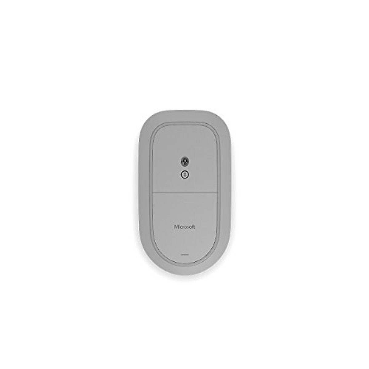 Microsoft Modern Mouse, Silver. Comfortable Right/Left Hand Use Design with Metal Scroll Wheel, Wireless, Bluetooth for PC/Laptop/Desktop, Works with Mac/Windows 8/10/11 Computers