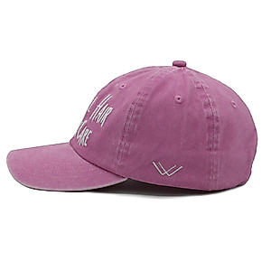 NVJUI JUFOPL Pickleball Hair Don't Care Hat, Embroidered Baseball Cap Pickleball Gifts for Men & Women Pink