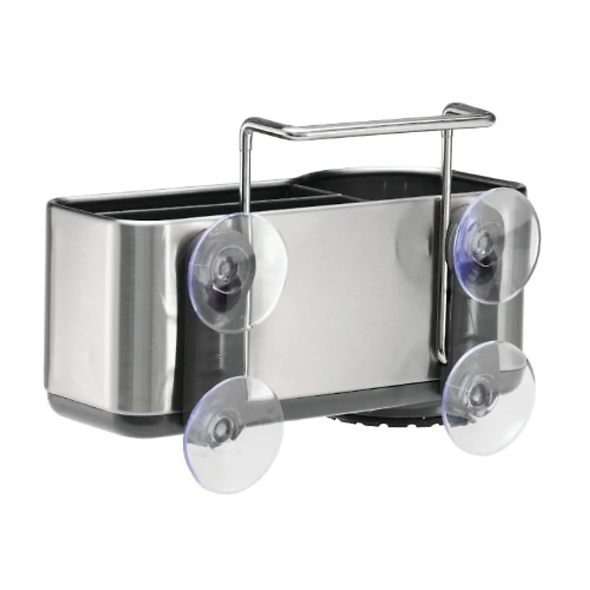 simplehuman Sink Caddy Sponge Holder, Brushed Stainless Steel