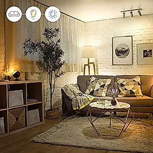WiZ IZ0026023 60 Watt EQ A19 Smart Wifi Connected LED Light Bulbs/Compatible with Alexa and Google Home, no Hub required, Dimmable Soft White, 3 Count