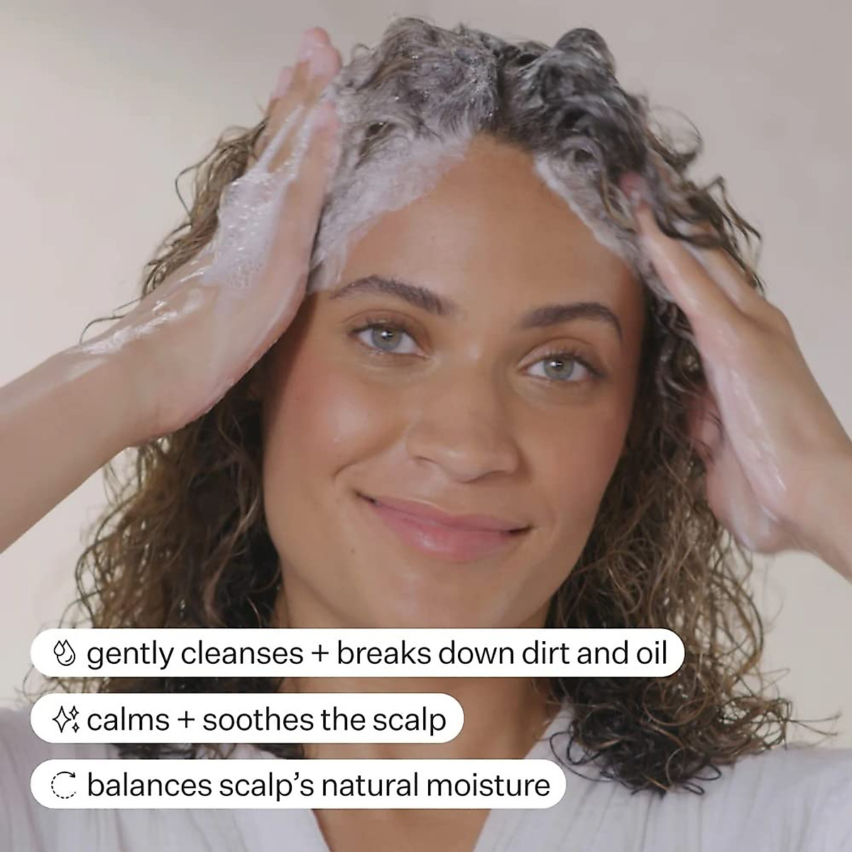 ACT+ ACRE Cold Processed Balancing Shampoo - Clarifying Cleanse for Build Up - Sulfate Free Gentle Hair Treatment with Moringa Oil - Moisturize and Strengthen Damaged Hair (10 Fl.oz)