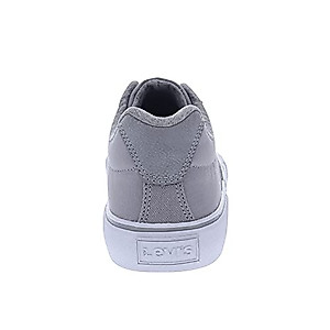 Levi's Mens Turner CZ Casual Fashion Sneaker Shoe, Grey/Black, 10.5 M