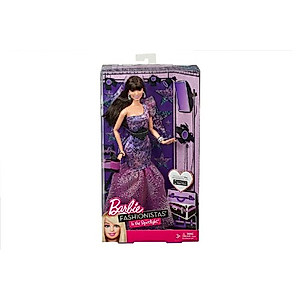 Barbie Fashionistas in The Spotlight Gown Doll, Purple