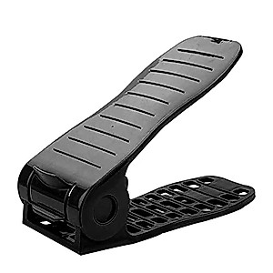 KINOFU 12X Adjustable Shoe Slots Stacker Organizer Racks Space Saver Shoes Holder Rack (Color : White, Size : 25 * 18 * 10Cm) (White 25 * 18 * 10Cm) Household