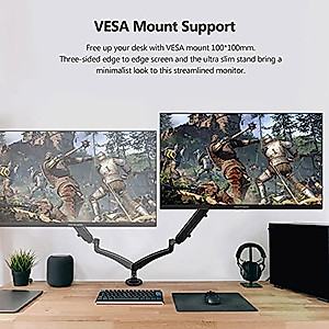 idea display 170Hz Gaming Monitor 27-inch 1440P (Supports 144Hz) Computer TN 2K QHD 2560X1440 1ms 1.07B Display Colors 90% DCI-P3 HDMI Displayport Frameless Freesync HDR Speaker LED G27Q