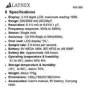 EMF Meters Combo Gauss Magnetic Field Meter and EMF RF Meter detectors