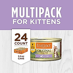 Original Chicken, Wet Canned Cat Food for Kittens, 3 oz (Case of 24)