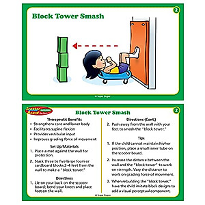 Super Duper Publications | Yoga Exercise, Activities & Body Awareness Fun Decks | Move Your Body & Scooter Board Flash Cards | Occupational Therapy and Motor Skills Bundle | Educational Materials