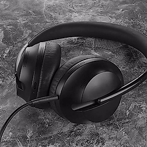 LinkIdea Audio Cable with Mic for Bose QuietComfort SE, 700NC, QuietComfort 35 II, QC 25, QC35, QCSE Headphones, 2.5mm TRRS to TRS Replacement Aux Cord with Inline Microphone (5 ft / 1.5 m)