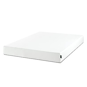 ZINUS 8 Inch Green Tea Memory Foam Mattress, Twin XL, Fiberglass Free, Patented Custom Contour Support, Sturdy Base Foam, CertiPUR-US Certified, Mattress in A Box, White