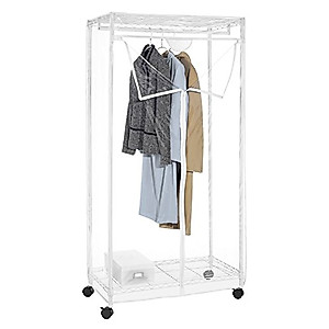Whitmor Supreme Clothes Closet Clear