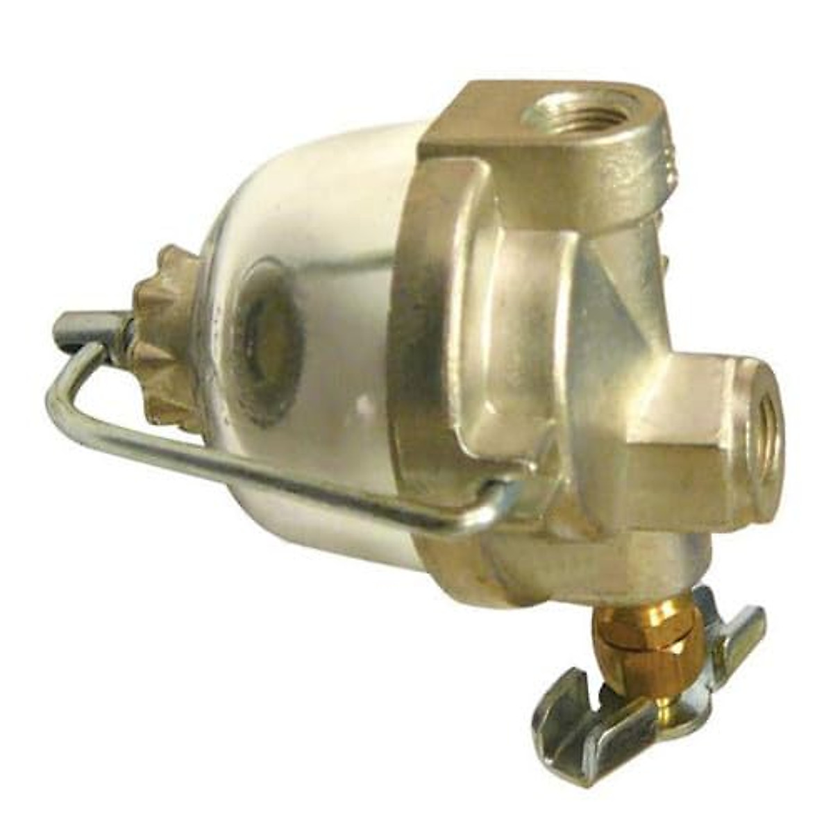 Interchangeable Gas Fuel Sediment Glass Bowl Assembly Universal Compatibility