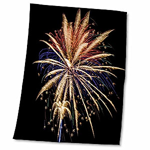 3dRose USA, Colorado, Frisco, Dillon Reservoir. Fireworks display, July 4th. - Towels (twl-190709-2)